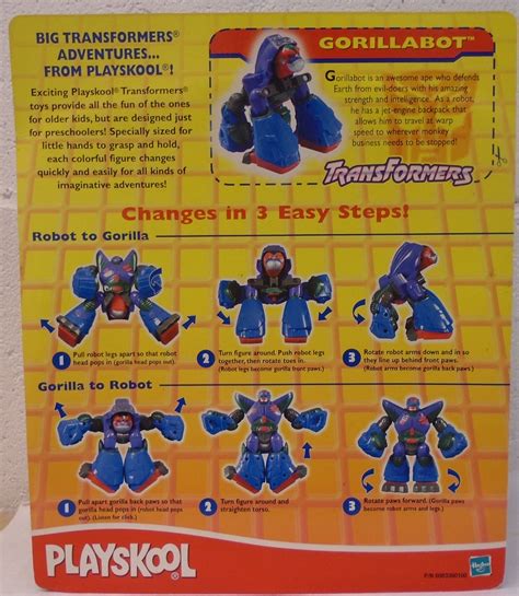 Transformers Playskool Big Adventures Gorillabot Moc Action Toys