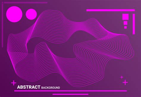 Abstract Background With Bright Colored Curved Lines Vector Art At Vecteezy