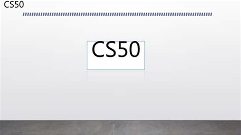 Cs50 Computer Science Course Pptx