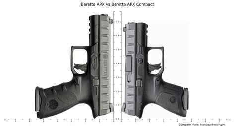 Beretta Apx Vs Beretta Apx Compact Size Comparison Handgun Hero