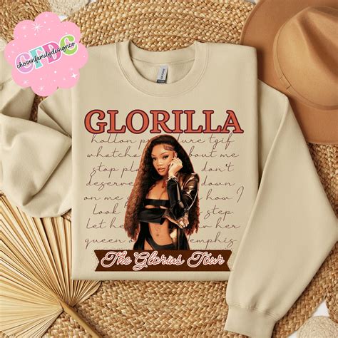 Glorilla Png Glorilla Tour Png Glorious Tour Shirt Glo Design