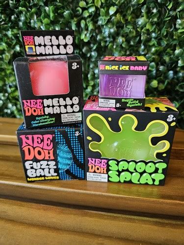 Needoh 💗 Squishy Bundle Set Lot 4 Items Viral Tiktok Ebay