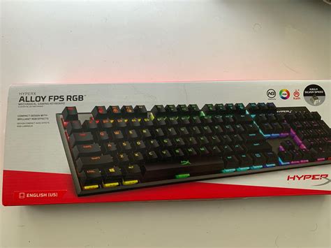 HyperX alloy fps rgb (kailh silver speed switch), Computers & Tech ...