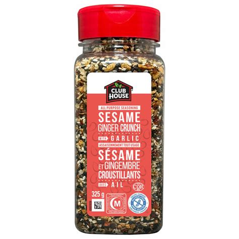 Clubhouse Sesame Ginger Crunch With Garlic All Purpose Seasoning Same