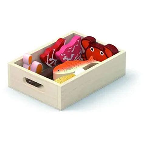 Viga Play Food Fridge Food Set All You Need