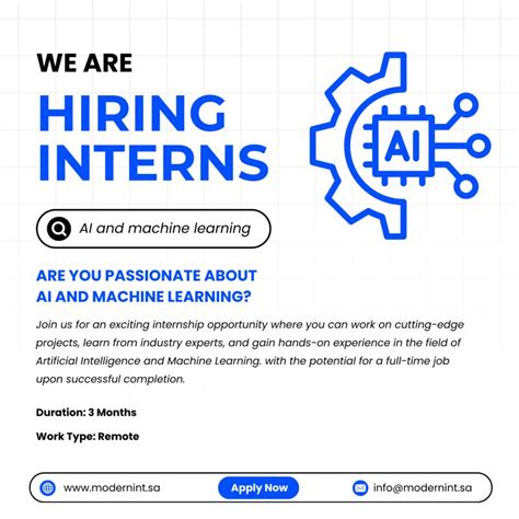 Ai Machinelearning Internship Opensource Careergrowth Techinnovation Jobopportunity