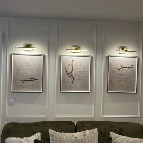 Set Of 3 Emerald Green And Gold Marble Allah Ayatul Kursi And Muhammad