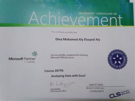 Dina Mohamed On Linkedin Learning Microsoft Dataanalysis Powerbi