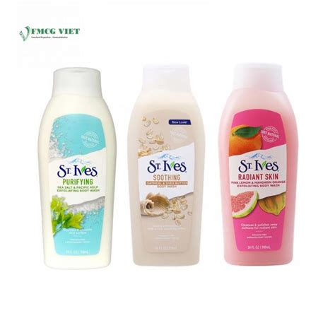 St Ives Shower Gel Bottle 400ml All Variants X6 Wholesale Exporter