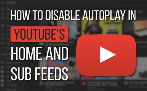 youtube how to disable autoplay