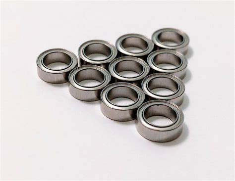 Qty 10 375 Od X 25 Id X 125 Wide Radial Bearing