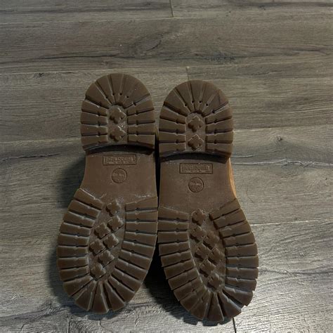 Youth Timbs Red Sand Colorway Used No Depop