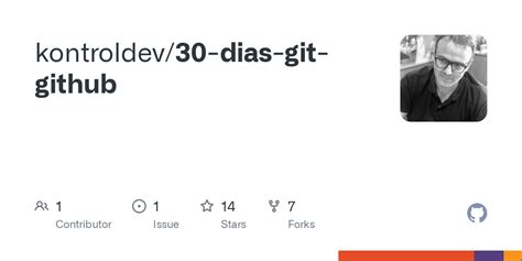Github Kontroldev30 Dias Git Github