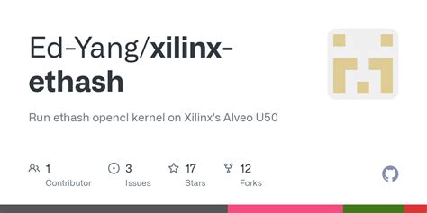 GitHub Ed Yang Xilinx Ethash Run Ethash Opencl Kernel On Xilinx S Alveo U
