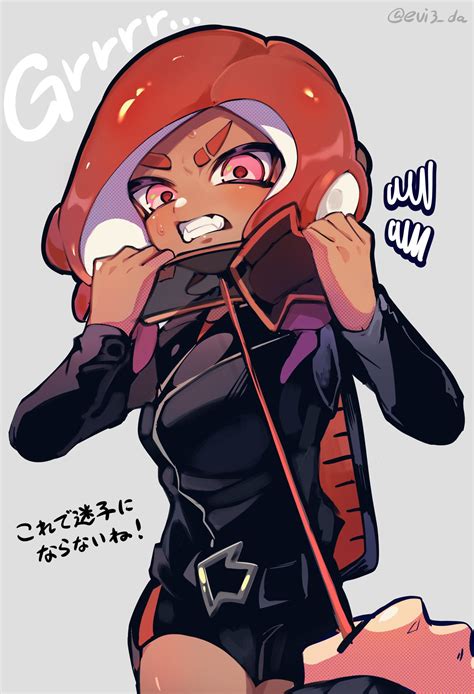 Octoling Player Character And Octoling Girl Splatoon And More Drawn By Ebio Evi Da Danbooru