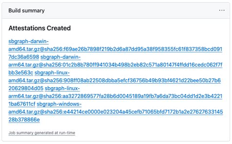 enable verification of github actions workflow artifacts with artifact