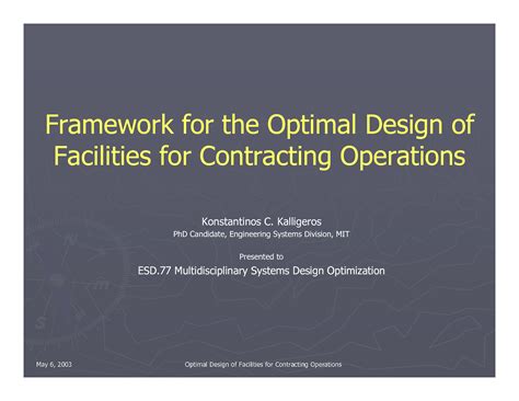 solution multidisciplinary system design optimization framework for