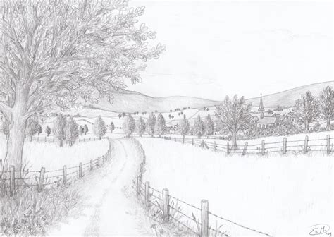 Sketch Drawing Road At Glenn Nelsen Blog