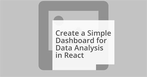 React Jobs On Linkedin Create A Simple Dashboard For Data Analysis In React