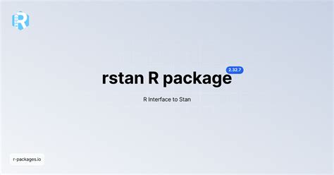 Rstan R Package Documentation R Packages