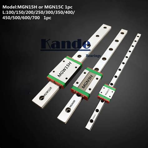 MGN CNC Mm Miniature Linear Rail Guide MGN C L Mm MGN H Linear Block Carriage Or