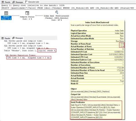sql server dicas de performance tuning qual a diferença entre seek