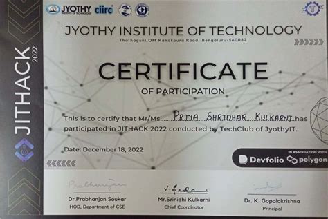 priya kulkarni on linkedin hackathon tech jit hackathon