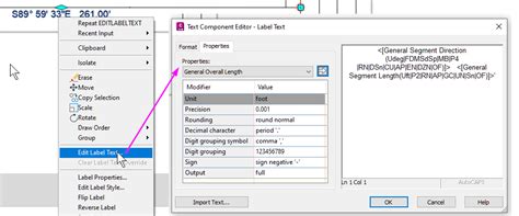 Solved Bearing And Distance Label On Boundary Line Autodesk Community