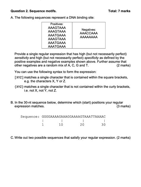 Solved Bioinformatics Question Can You Also Give Me An Chegg
