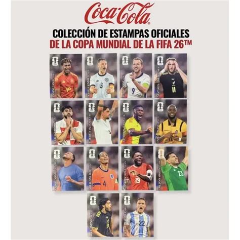 Panini 2026 Mundial Stickers Coca Cola X 3 Unidades Mercadolibre 📦