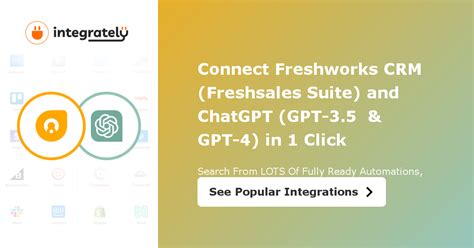 Freshworks Crm Freshsales Suite Chatgpt Gpt 35 And Gpt 4 Integration