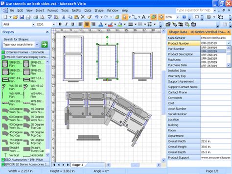 Visimation Created Intelligent Visio Shapes For Emcor Products