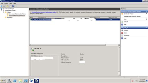 how to remote desktop via proxy server to a remote desktop server