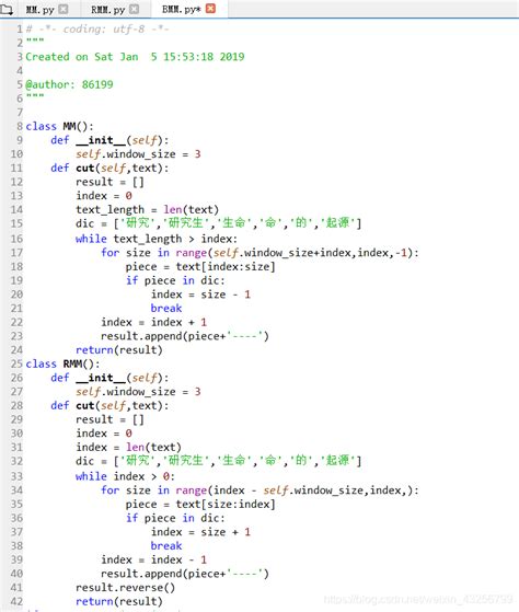 python实现双向最大匹配法 编写双向最大匹配法的python程序 csdn博客