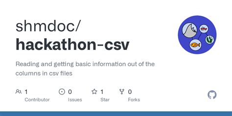 Github Shmdochackathon Csv Reading And Getting Basic Information
