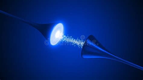 Neural Pathways Transmitting Signals Through Synapses Stock Illustration Illustration Of Neuro