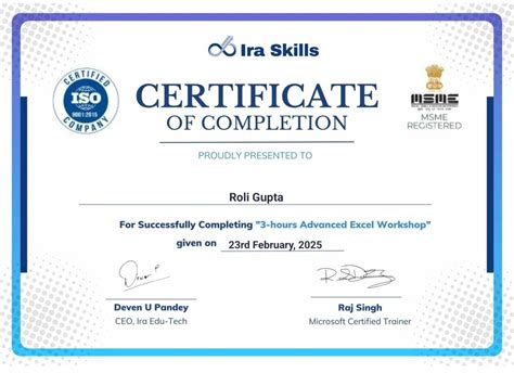Excel Advancedexcel Dataanalysis Continuouslearning Roli Gupta