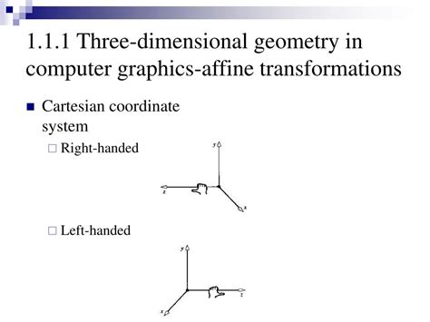 Ppt Mathematical Fundamentals Of 3d Computer Graphics Powerpoint Presentation Id 5165586
