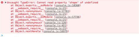 Cannot Read Property Shape Of Undefined · Issue 822 · Reduxjsreact