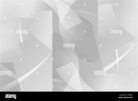 Abstract White Background With Multi Exposure 3 D Geometric Pattern 3d Rendering Illustration