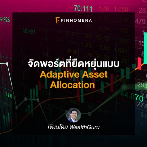 Finnomena จัดพอร์ตที่ยืดหยุ่นแบบ Adaptive Asset