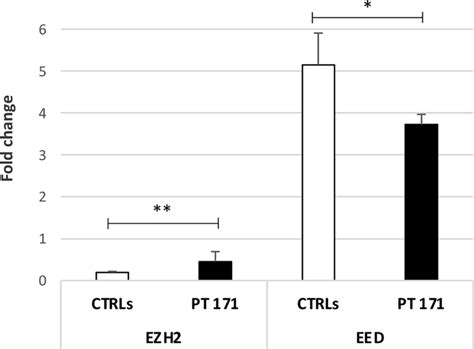 Expression Levels Of The Of The Main Components Of Prc2 Ezh2 And Eed