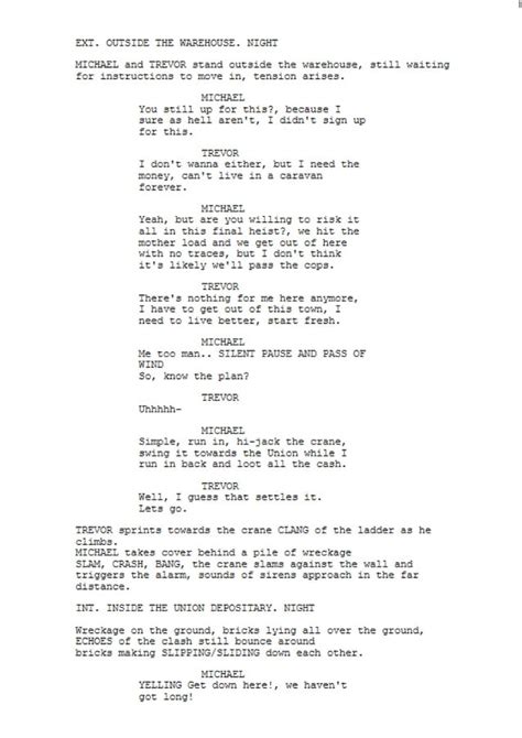 Gtav Cutscene Script Pdf