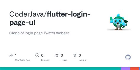 GitHub CoderJava Flutter Login Page Ui Clone Of Login Page Twitter Website
