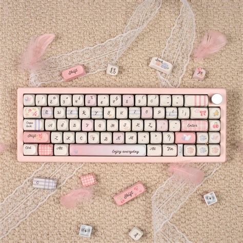 The Lattice Garden Keycaps Moa Cherry Profile Pbt Round Keycaps For