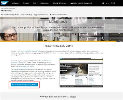 Product Availability Matrix Sap Business Objects At Justin Poole Blog