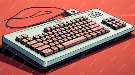 Premium Ai Image A Laptop Keyboard With Keys Ai Generate Illustration