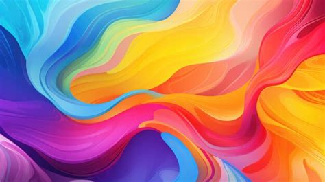 Premium Photo | Vibrant Abstract Color Waves Background