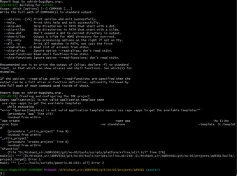 building project of ad9361 from no os repository in windows qanda