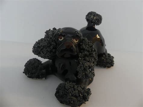 Lot 122 Vintage Pico Japan Spaghetti Cocker Spaniel Figurine Black